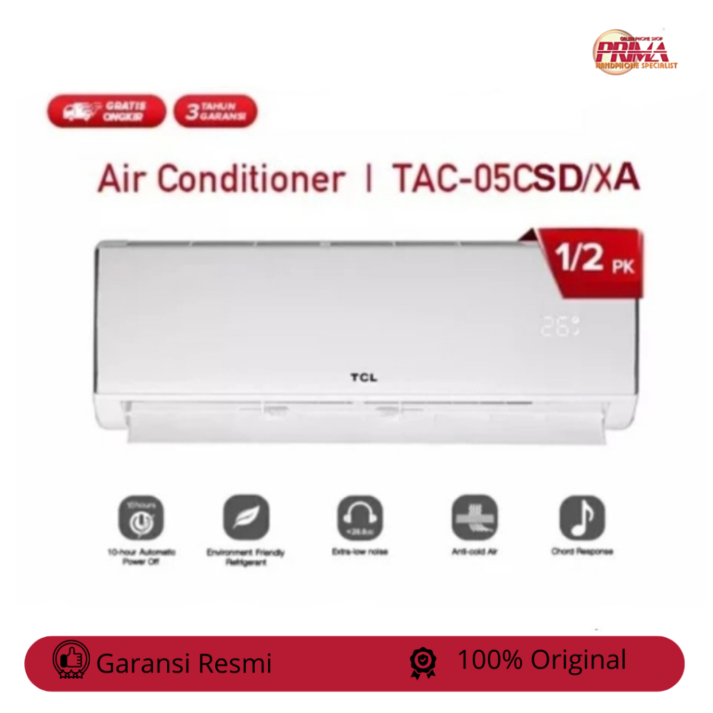 Jual JUAL AC TCL STANDAR 1/2PK TAC 05CSD/XS GARANSI RESMI - SERANG ...