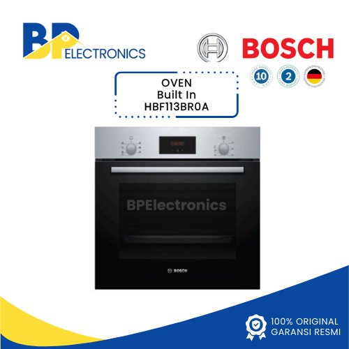 Jual Oven Bosch Built in HBF113BR0A Stainless Steel HBF 113BR0A 60 cm ...
