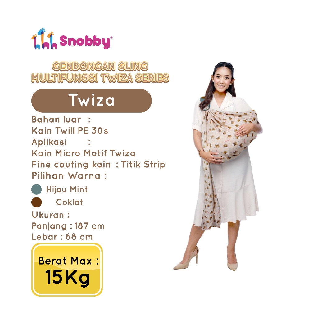 Jual Snobby Gendongan Bayi Sling Multifungsi Twiza Series - TPG6945 ...