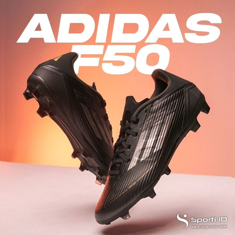 Jual Sepatu Bola Anak Adidas F50 League FG J - Black Gold IF1364 ...