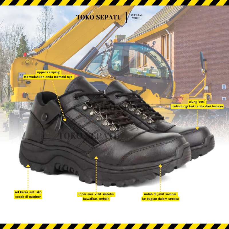Jual Sepatu Safety Pria - Safety Shoes Low Boots - Sepatu Kerja Kitchen ...