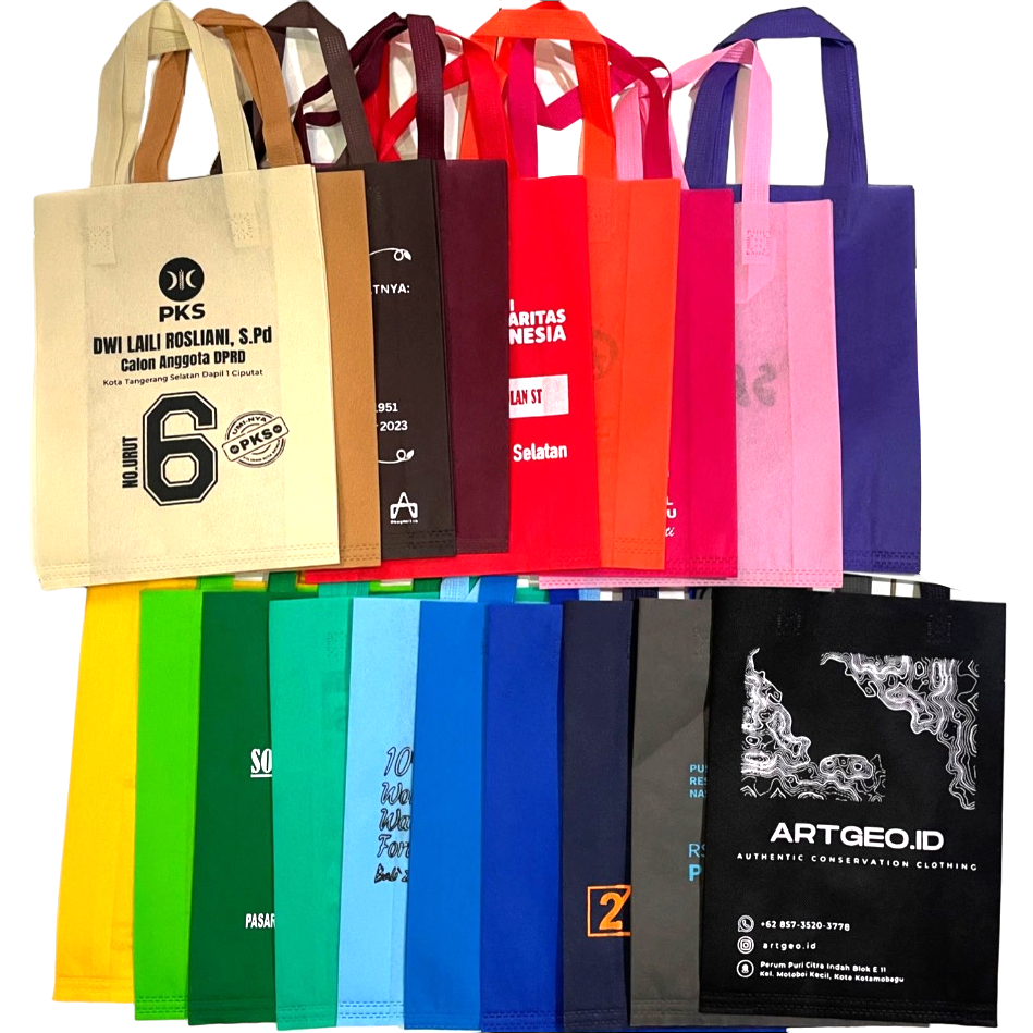 Jual Custom Goodie Bag Tali 25x35 untuk 30 pcs Khusus | Shopee Indonesia