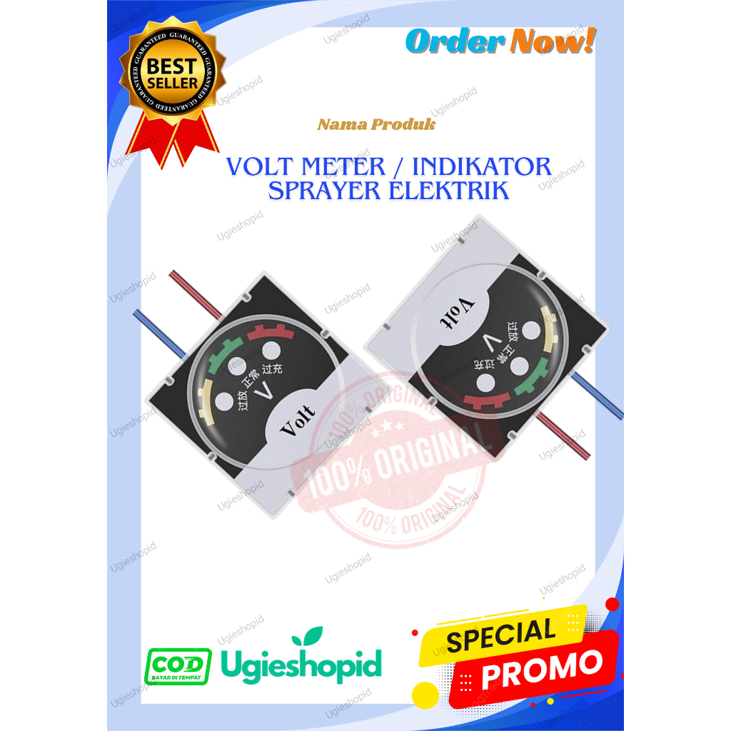 Jual Indikator Baterai Volt indikator Sprayer elektrik Univesal ...