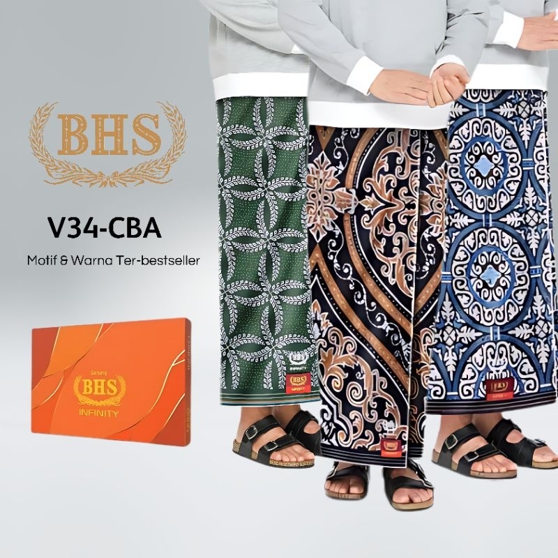 Jual Sarung BHS Infinity Gold Motif V34 CBA BHS Motif Batik Terbaru ...