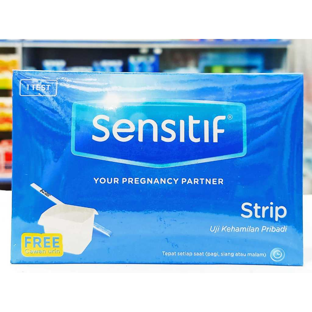 Jual [𝐏𝐑𝐈𝐕𝐀𝐒𝐈 𝐀𝐌𝐀𝐍] Sensitif Test Pack 𝟏 𝐒𝐓𝐑𝐈𝐏 - Alat Tes Kehamilan ...