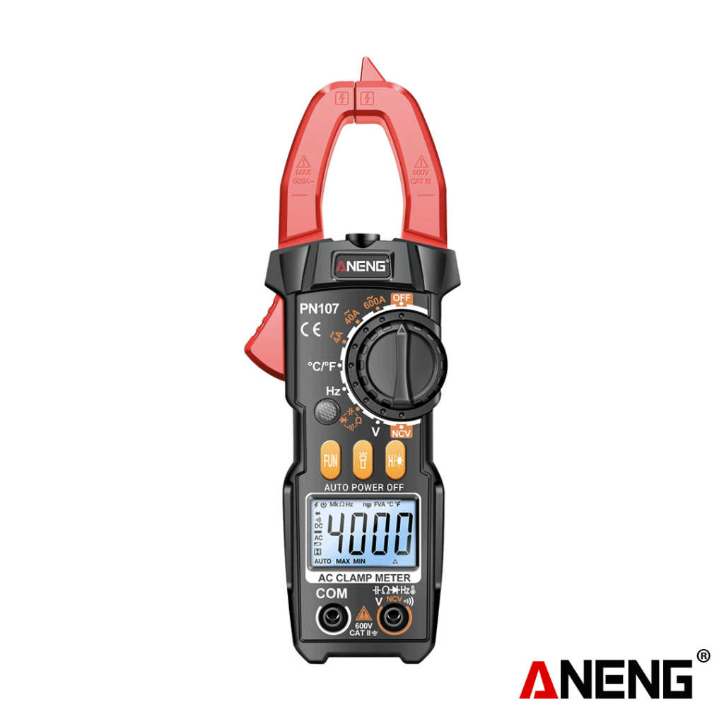 Jual Aneng PN107 4000 Counts Digital Clamp Meter 600A AC Current Tester ...