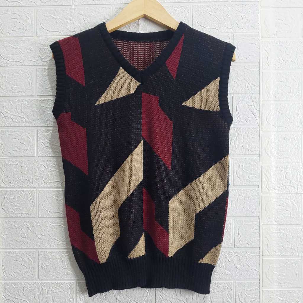 Jual V-3 rompi rajut pria/wanita | Shopee Indonesia
