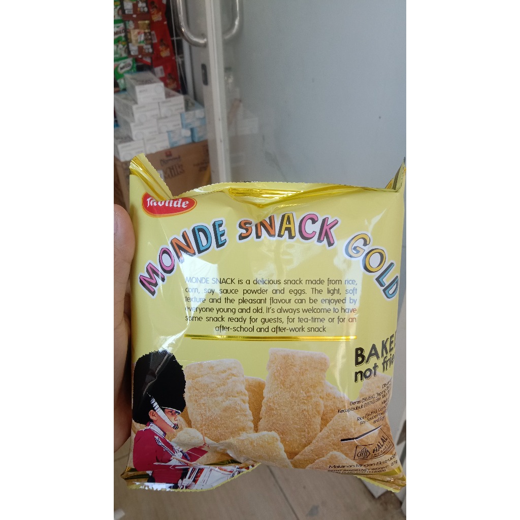 Jual Monde Snack Gold 27gr | Shopee Indonesia