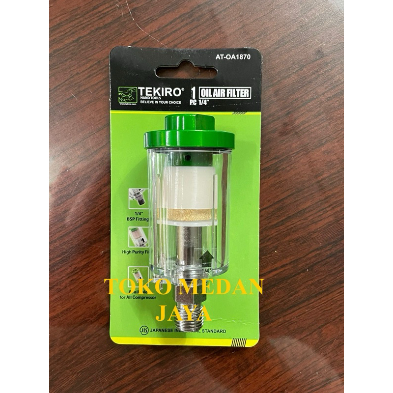Jual TEKIRO OIL AIR FILTER 1/4” SPRAY GUN WATER SARINGAN UDARA ...