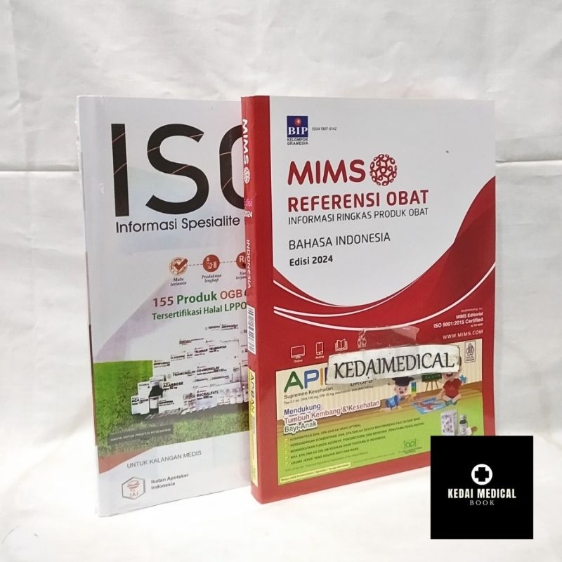 Jual PAKET 2 BUKU ISO VOL.53 2021 & MIMS REFERENSI OBAT 2024 BARU ...