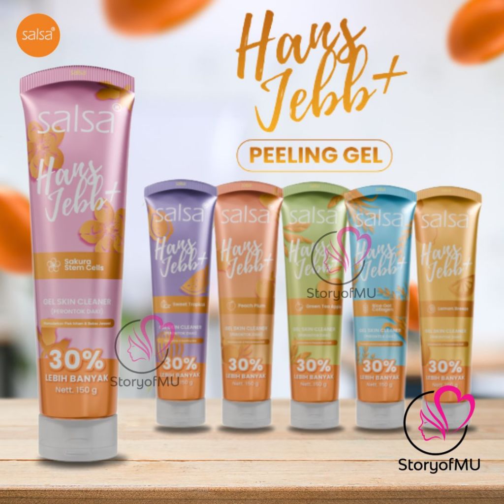 Jual ️ StoryofMU ️ SALSA Hans Jebb+ Gel Skin Cleanser 150gr - Perontok ...