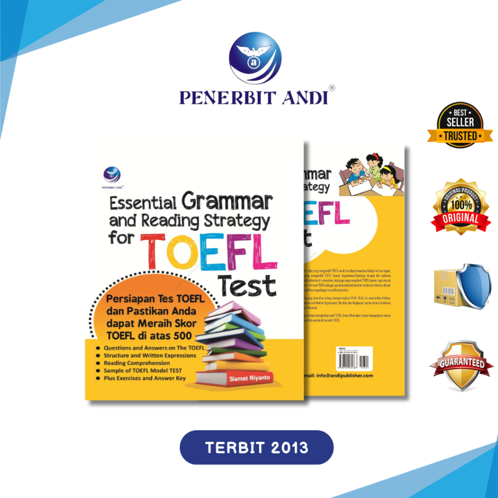 Jual Penerbit Andi - Buku Essential Grammar And Reading Strategy For ...