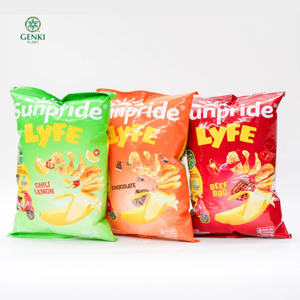 Jual Sunpride Lyfe Cavendish Banana Chips / Keripik Pisang - 55 g | Shopee Indonesia