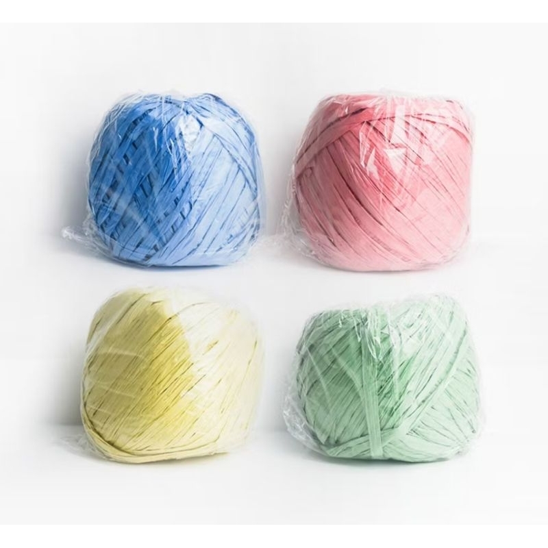 Jual Tali rafia 1 roll untuk packing kemasan ikat tali bagus kuat tebal ...