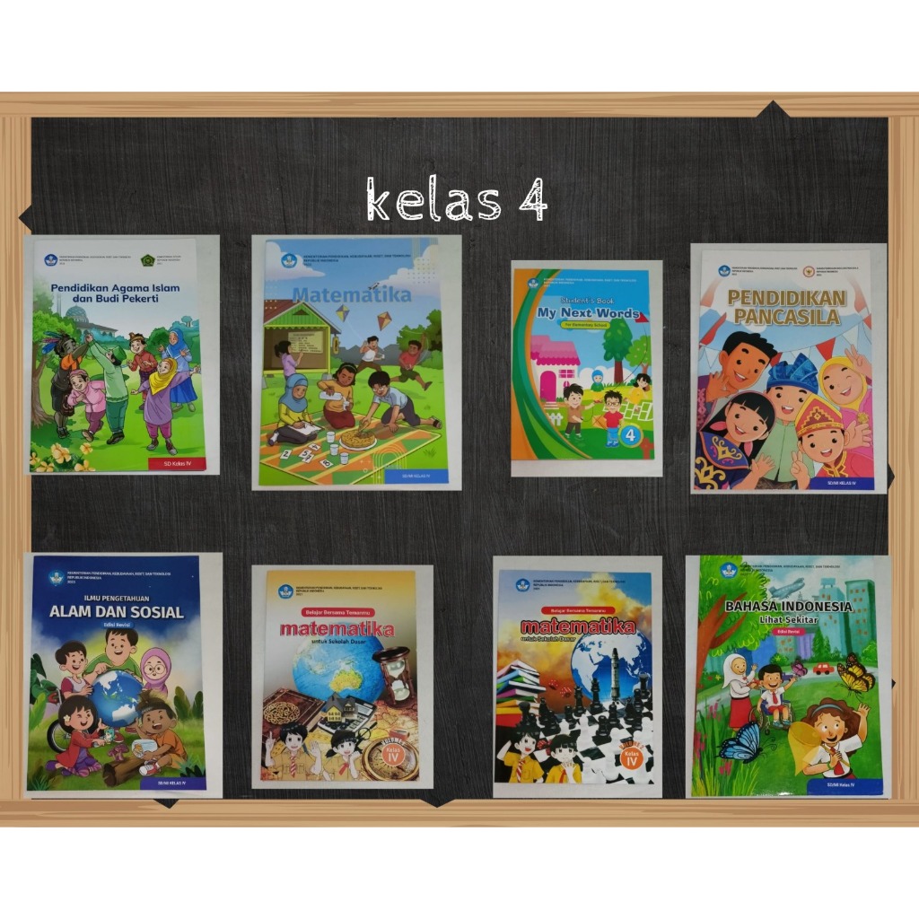 Jual Buku Pelajaran Kelas 4 SD Kurikulum Merdeka Terbaru | Shopee Indonesia