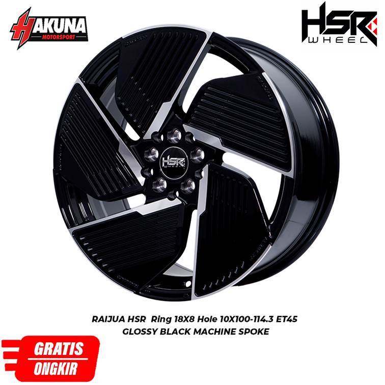 Jual JUAL VELG HSR R18 RAIJUA LEBAR 8 COCOK UNTUK HRV,INNOVA,JUKE ...