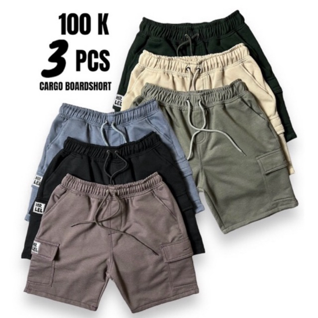 Jual Termurah 3 Pcs 100 Ribuan Celana Cargo Polos Premium Distro ...