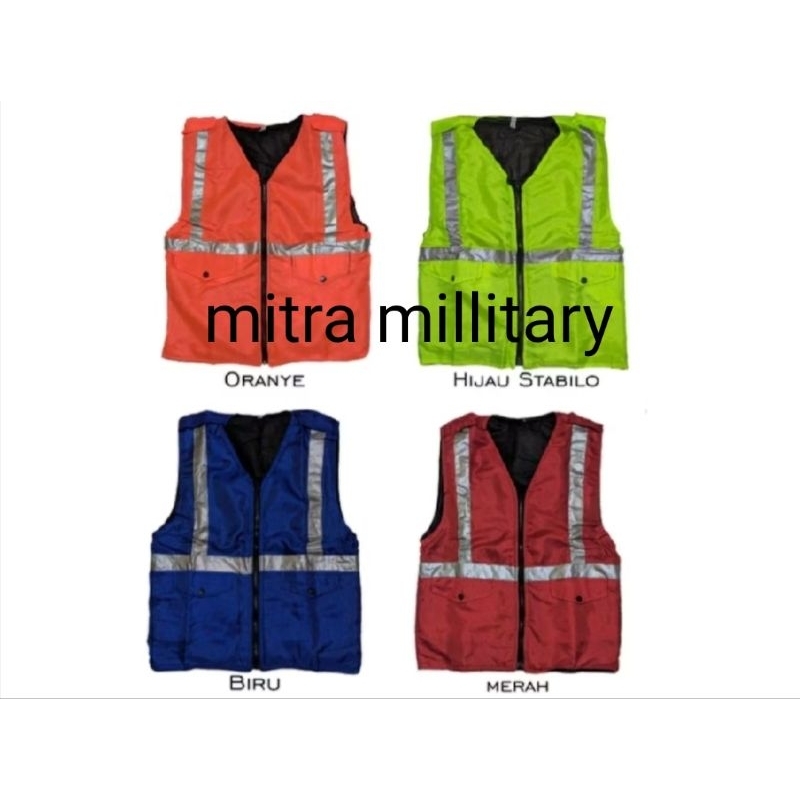 Jual Rompi proyek Rompi safety rompi parkir bahan parasut anti air ...