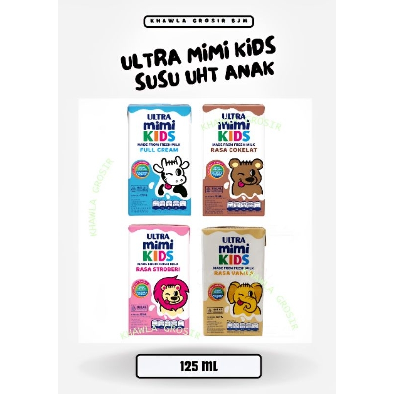 Jual KALSEL ULTRA MIMI KIDS FRESH MILK 100% FULL CREAM STRAWBERRY ...