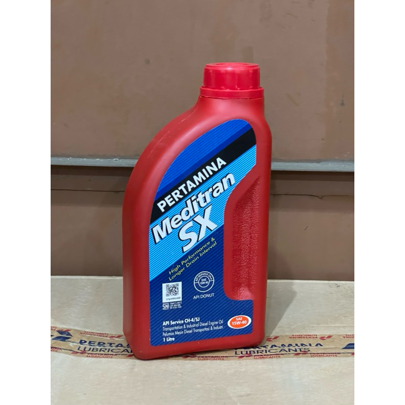 Jual OLI MEDITRAN SX OLI PERTAMINA OIL DIESEL SOLAR 1 LITER sae 15w40 ...