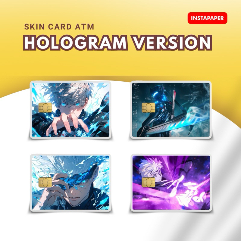 Jual SKIN KARTU ATM - Anime Hologram Version | Shopee Indonesia