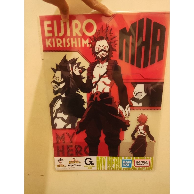 Jual Clear Poster A4+ Kirishima Eijiro - G Prize (Ichiban Kuji ...