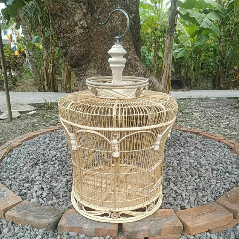 Jual Sangkar Burung Perkutut Rotan Mataraman Klasik Super | Shopee ...