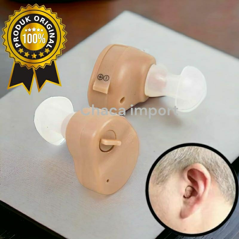 Jual Alat Pendengaran Telinga Mini Telinga Orang Tua Hearing Aid Original Taff omicron K80 ...
