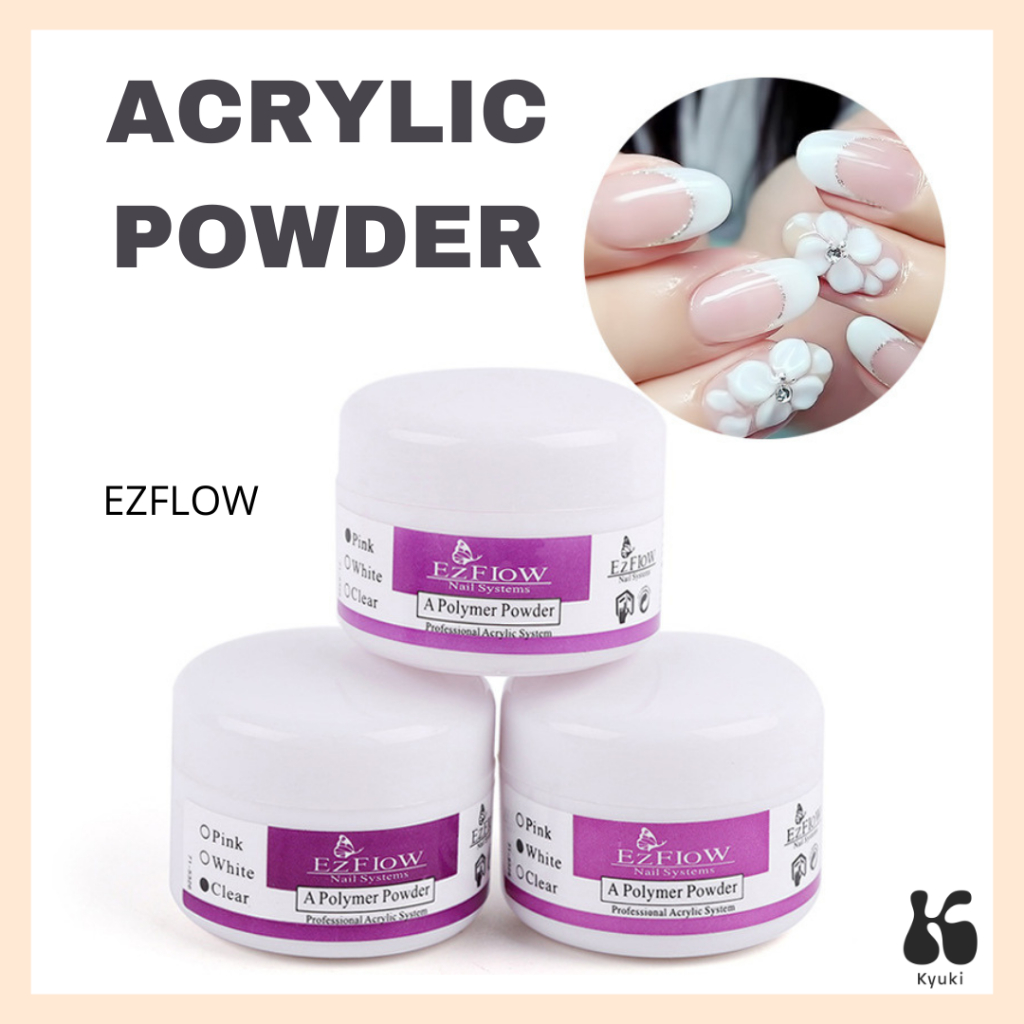 Jual Acrylic Powder Bubuk Akrilik EZ Flow 15g (BOTOL PUTIH) | Shopee ...