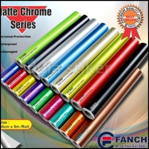 Jual SKOTLET BAHAN STICKER STIKER FANCHI MATTE CHROME SERIES (ROL ...