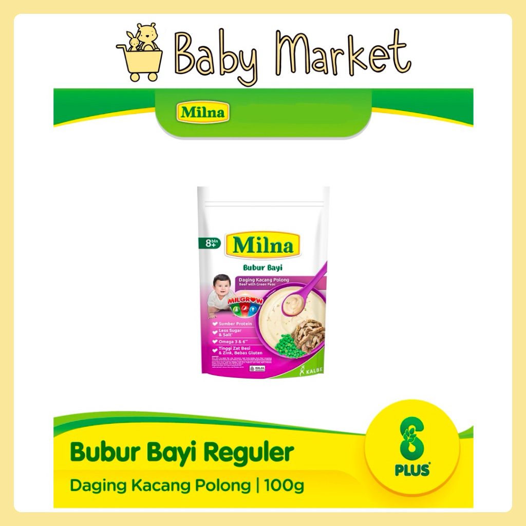 Jual MILNA B R 8+ DAGING KCG POLONG 100G & MILNA BUBUR 6+ BERASMERAH ...