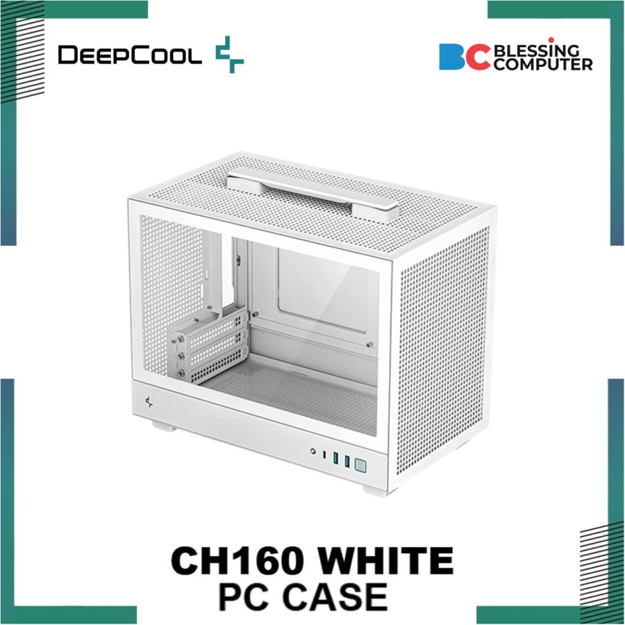 Jual Casing DEEPCOOL CH160 Mini ITX WHITE R-CH160-WHNG10-G-1 | Shopee Indonesia