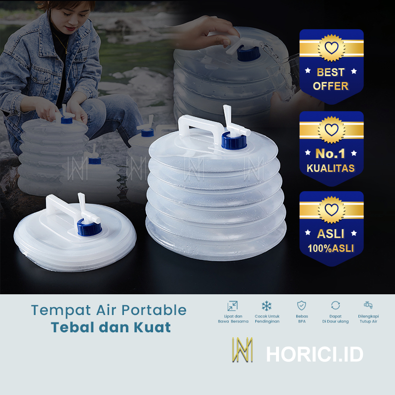 Jual Ember Air Lipat Portabel 10L/Ember Air Minum Food Grade/Ember Air ...