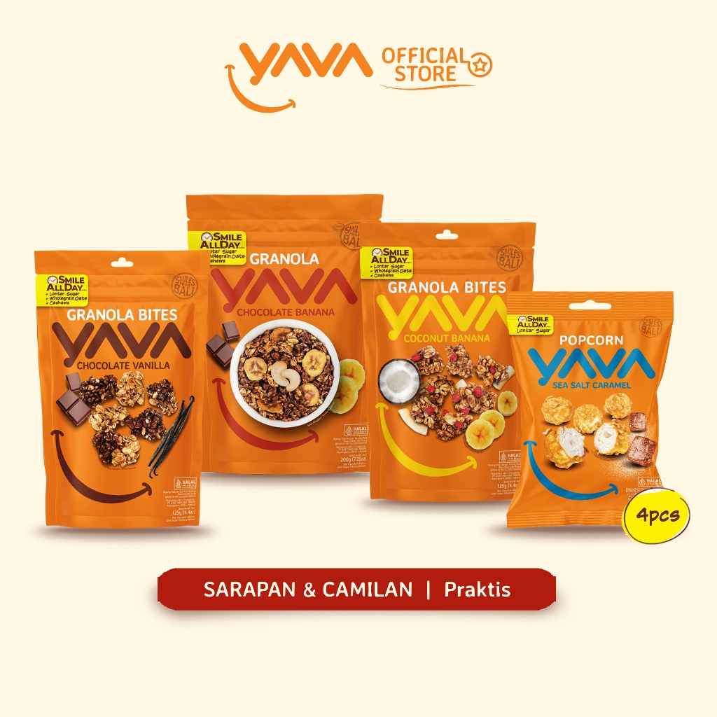 Jual YAVA Paket Sarapan & Camilan Praktis | Shopee Indonesia