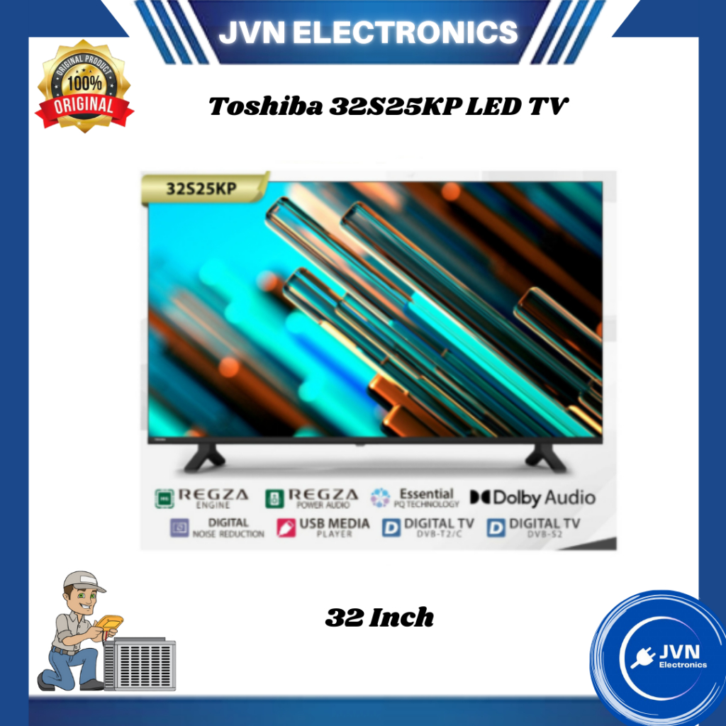 Jual Toshiba 32S25KP 32 Inch Digital TV | Shopee Indonesia
