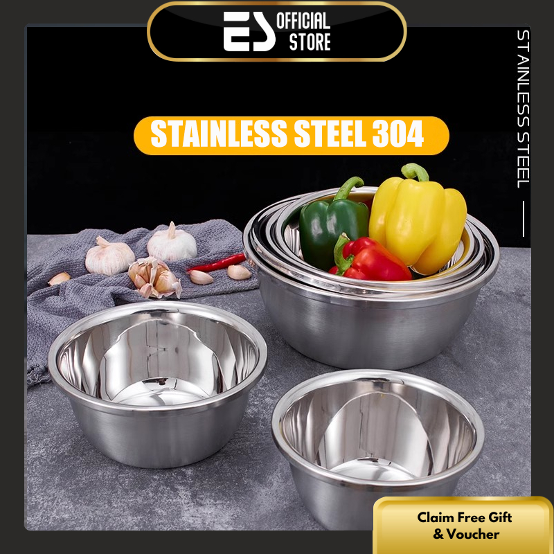 Jual [Spesial Live] ES Baskom Stainless Steel Food Grade Multifungsi ...