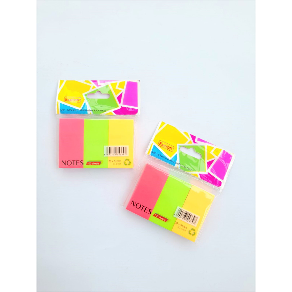 Jual STICKY NOTE 3 WARNA 76 X 51 MM | Shopee Indonesia