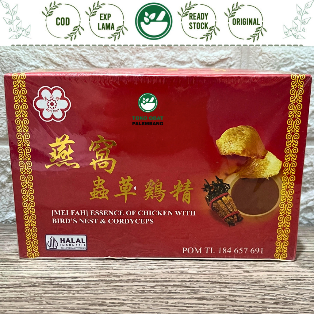 Jual ESSENCE OF CHICKEN WITH BIRD NEST & CORDYCEPS 6BOTOL 70ML MEI FAH ...