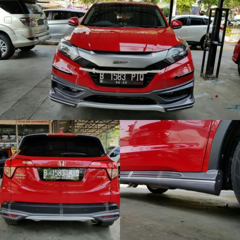 Jual Bodykit Honda HRV 2014 2015 2016 2017 2018 Model Mugent Plastik ...