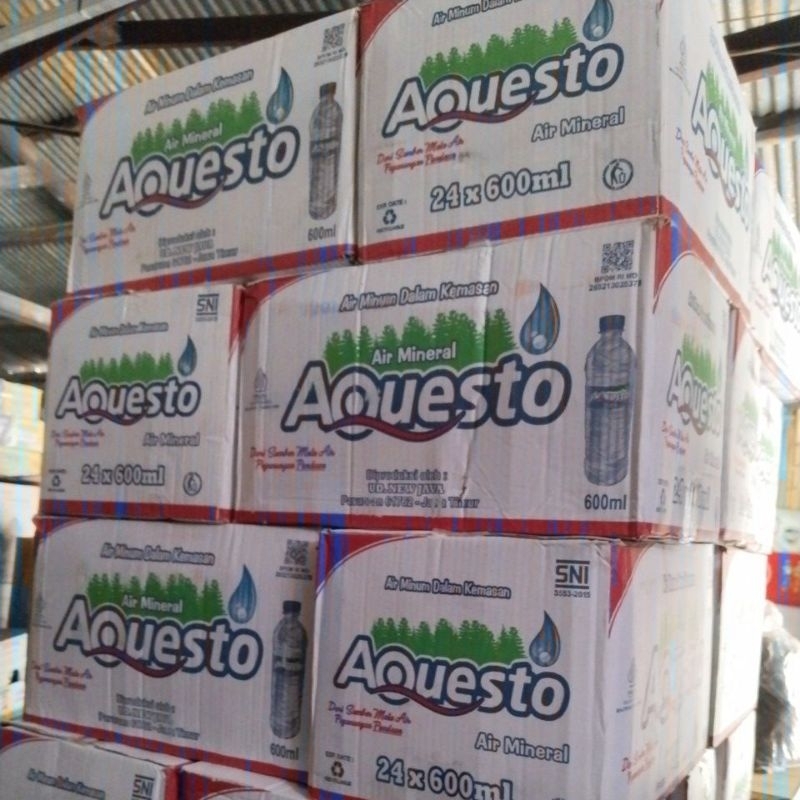 Jual air mineral maxiqua, aquesto,tulus, pirlo 600 ml isi 24 botol ...