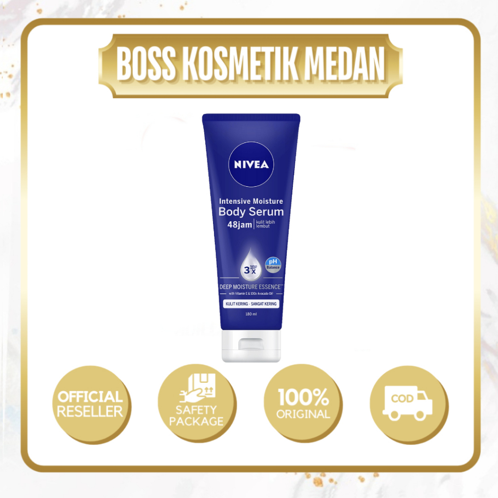 Jual NIVEA Body Serum Intensive Moisture - 180 ml Pelembab Kulit 48 Jam ...