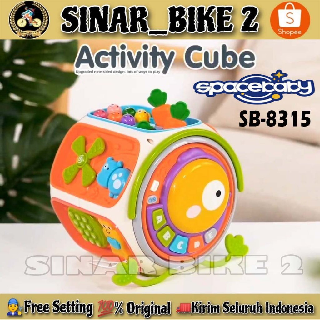 Jual Kotak Mainan Edukasi Anak Bayi Musik Rattle Puzzle Bayi ACTIVITY ...