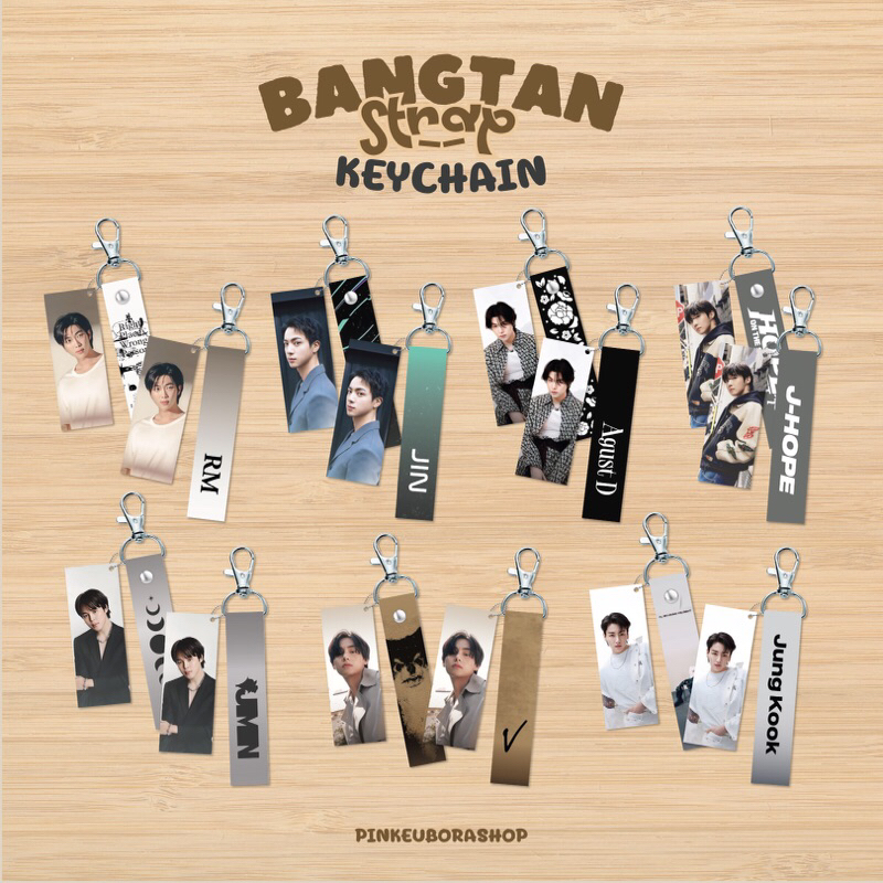 Jual BTS Strap Keychain | Gantungan Kunci BTS | Shopee Indonesia