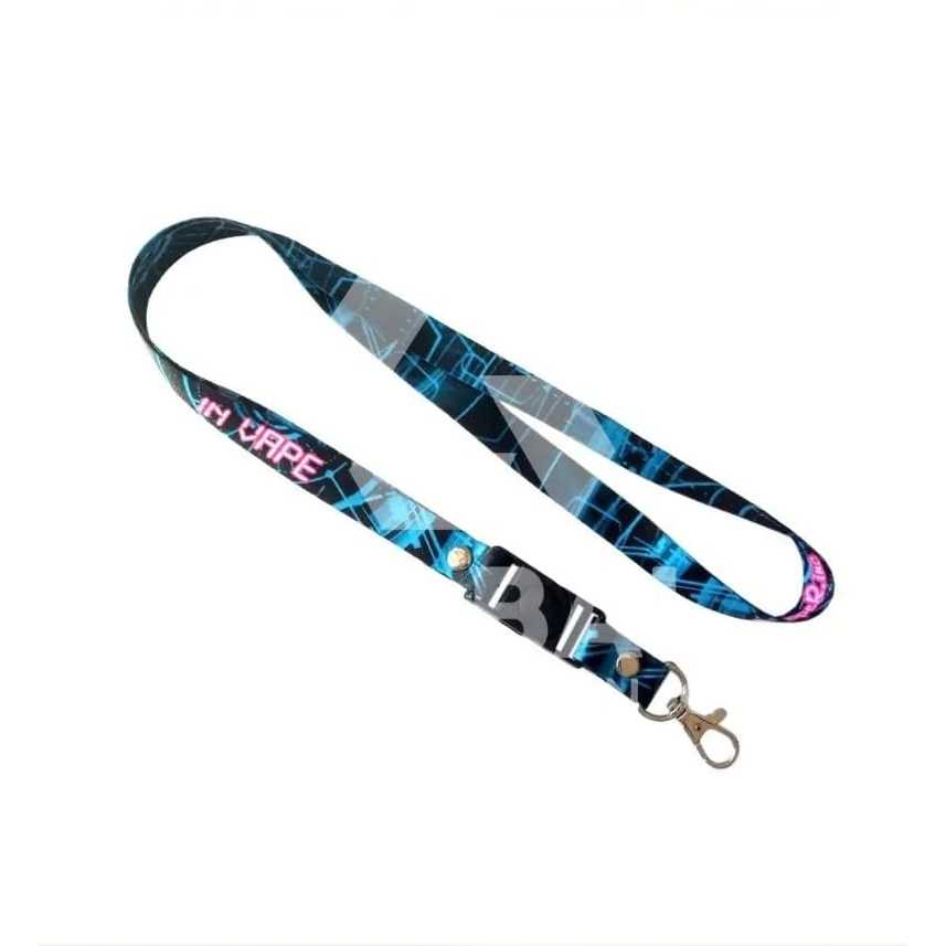 Jual Lanyard Custom 2 Sisi Lebar (1.5 cm) Tali ID Card Custom Tissue ...