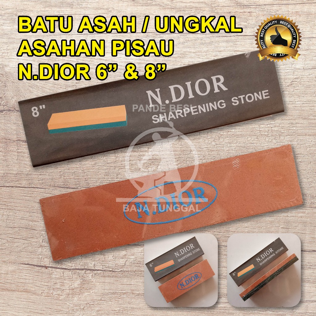 Jual Batu Asah / Ungkal / Asahan Pisau dan Arit Merk N DIOR 6" 8 ...