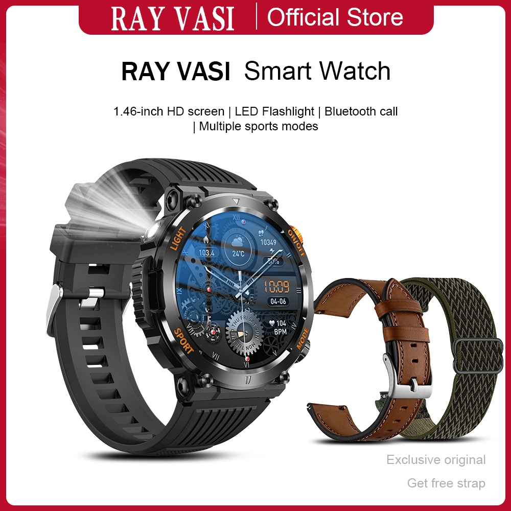 Jual Rayvasi HT17 SmartWatch Pria | 1.46''HD Full Touch Screen | New ...