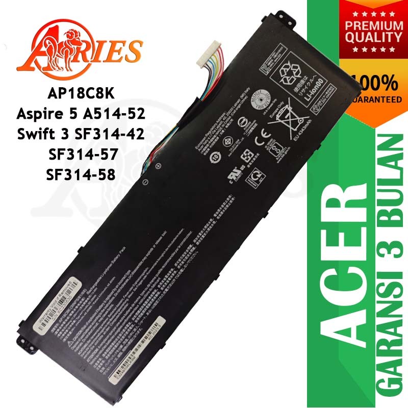 Jual Baterai Laptop Acer Aspire 5 A514-51 A514-52 A514-53 Swift 3 SF314-57 Series | Shopee Indonesia