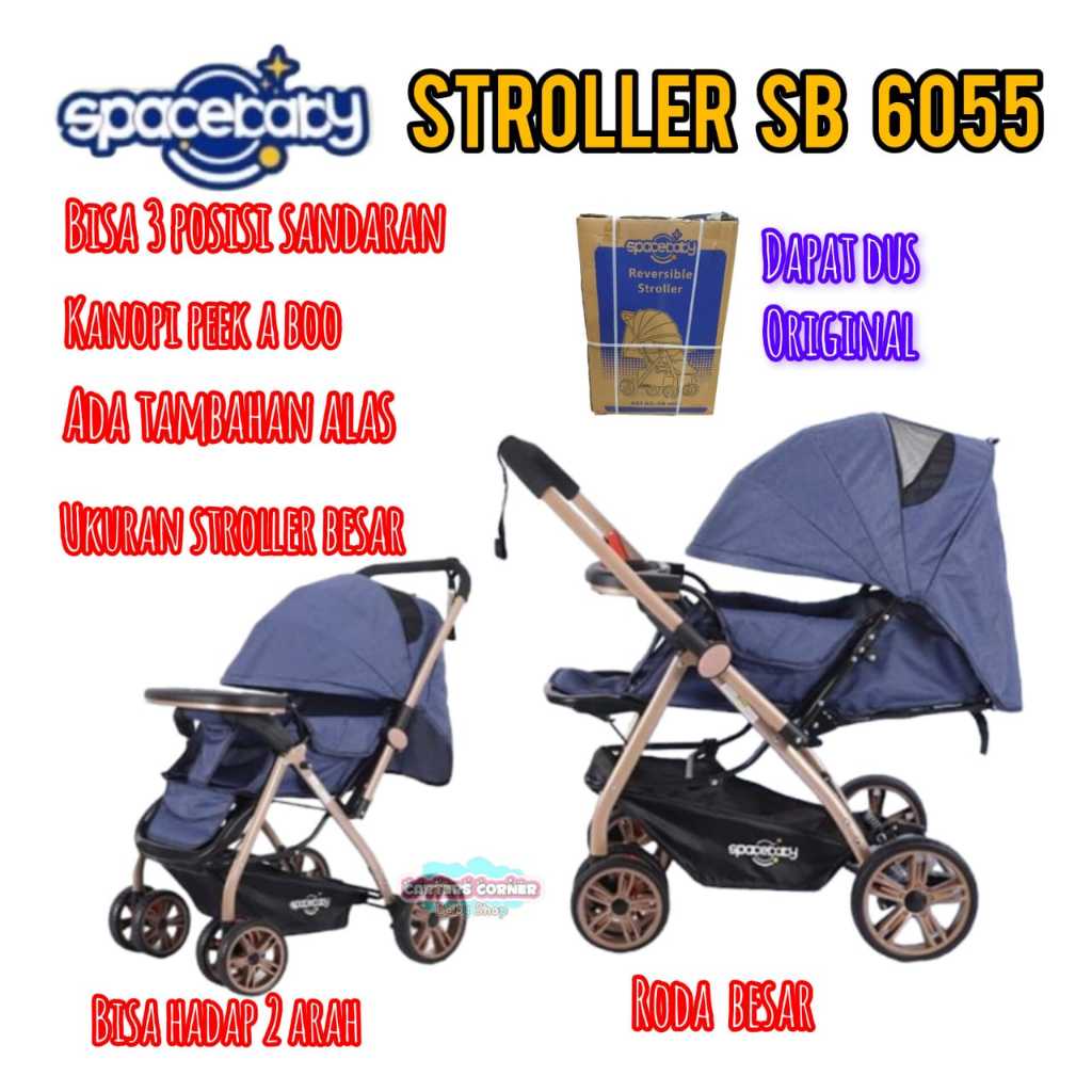 Jual Stroller Space Bayi Stroller Bayi Stroller SpaceBaby SB 204/214 ...