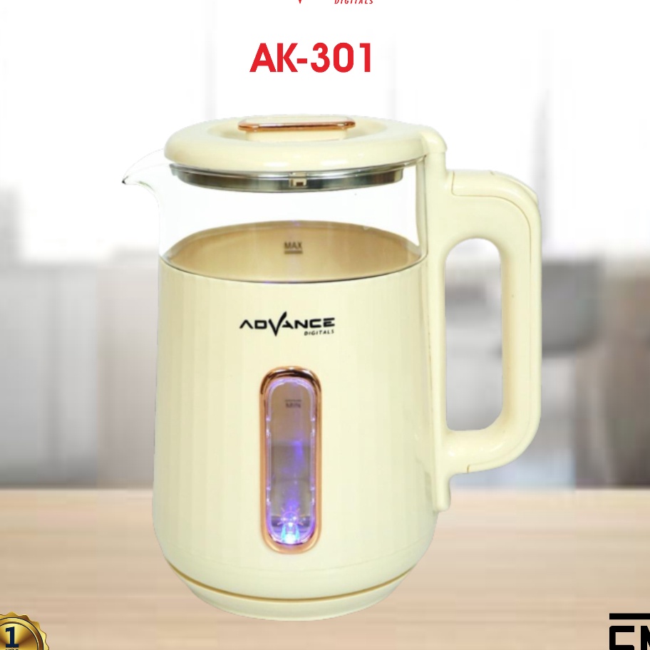 Jual KF7 Advance AK31 Electric kettle Teko Listrik Kaca Serbaguna 18 Liter Garansi Resmi 1 Tahun ...