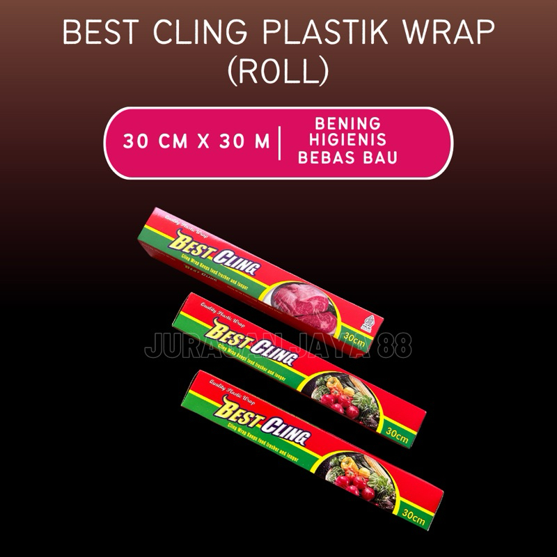 Jual Plastik Wrapping Best Cling ukuran 30cm x 30m | Plastik Pembungkus ...